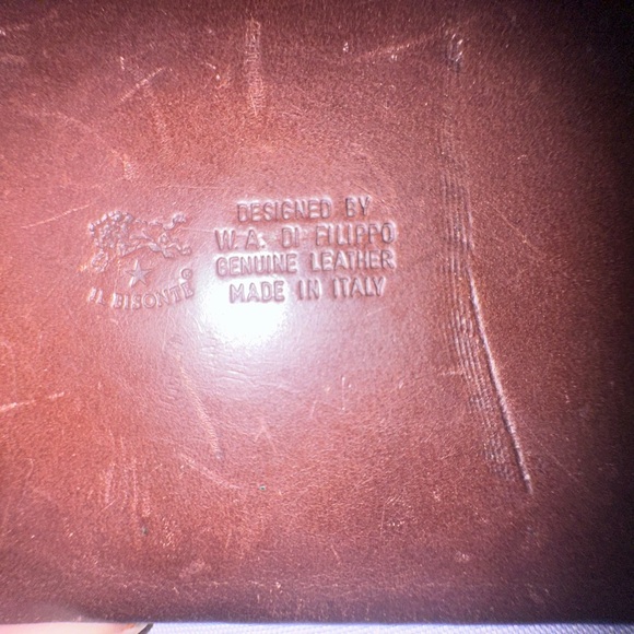 Il Bisonte | Bags | Il Bisonte Rare Vintage Italian Leather Card Pouch ...